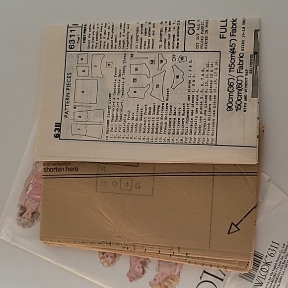 New Look | Other | New Look Intimates Sewing Pattern Sz 88 | Poshmark